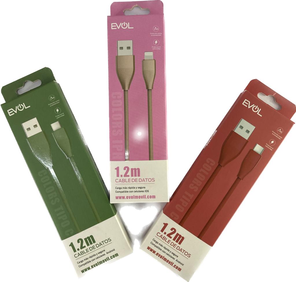 CABLE USB EVOL COLORS | MovAcc